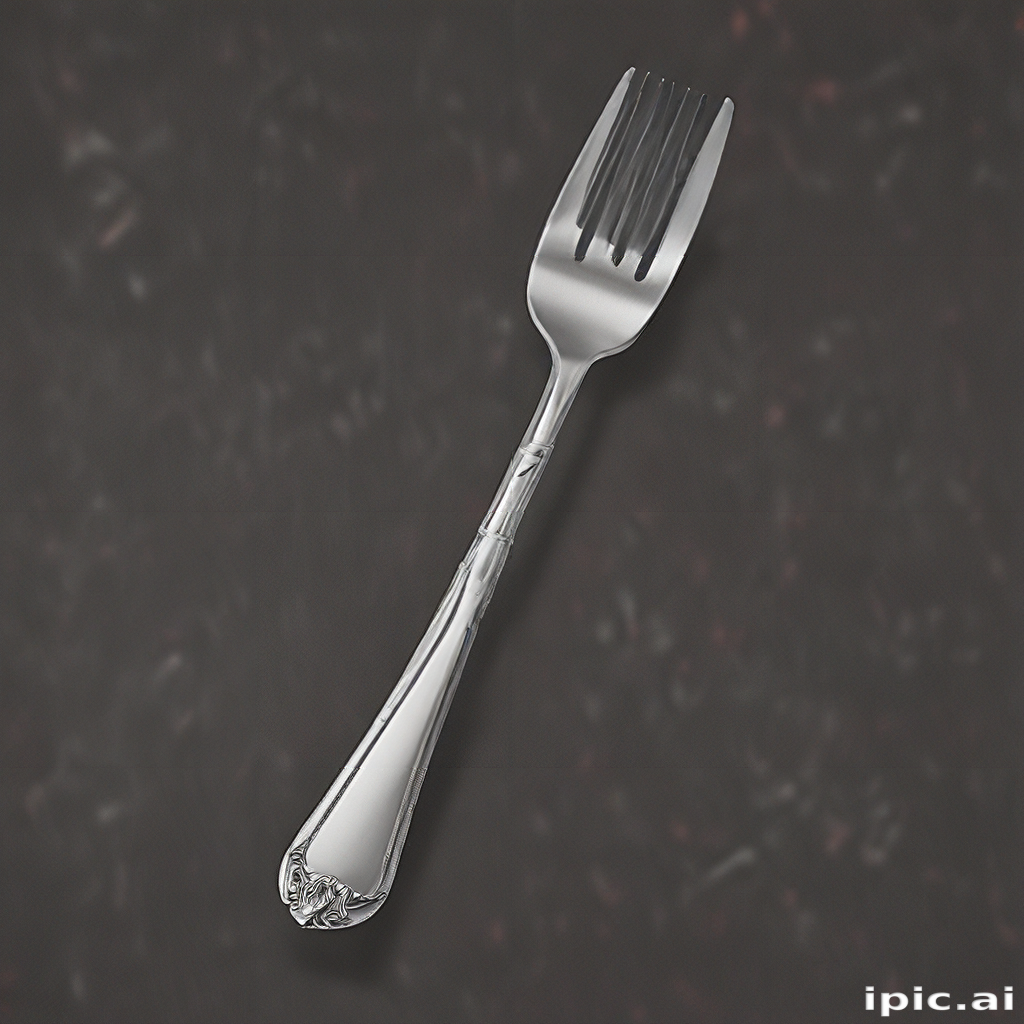 A Beautifully Crafted Silver Fork Perfect for Elegant Dining Experiences