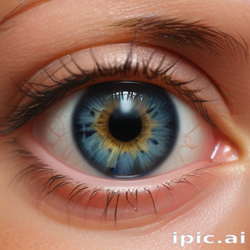Close-Up of a Strikingly Detailed Human Eye with Vibrant Colors