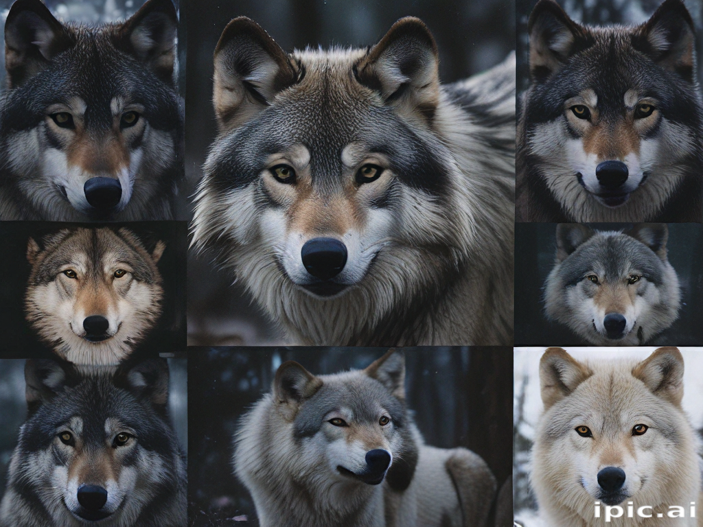 Stunning Collection of Majestic Wolves Captured in Various Portraits