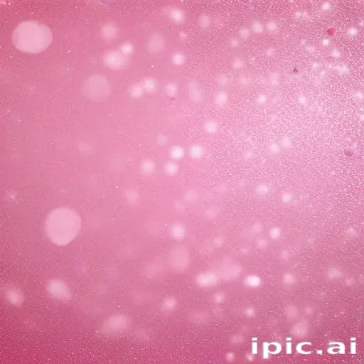 Soft Pink Background with Glowing Bokeh Effects and Gentle Sparkles