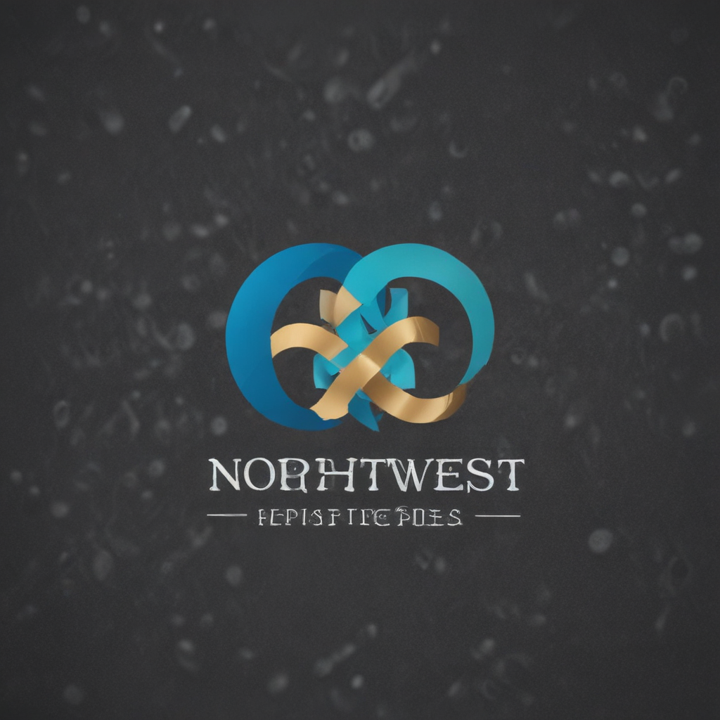 Logo for research peptide company called Northwest Peptides