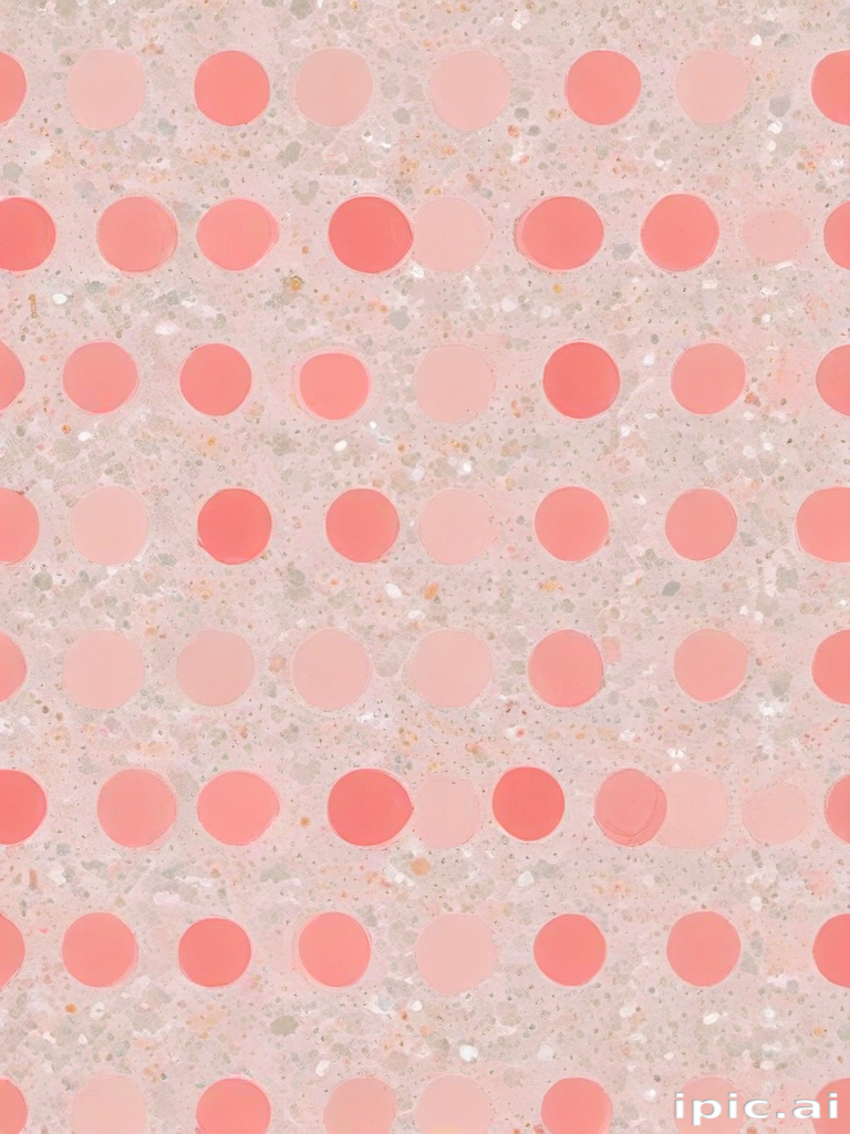 Playful Pattern of Soft Pink Dots on a Light Background Surface