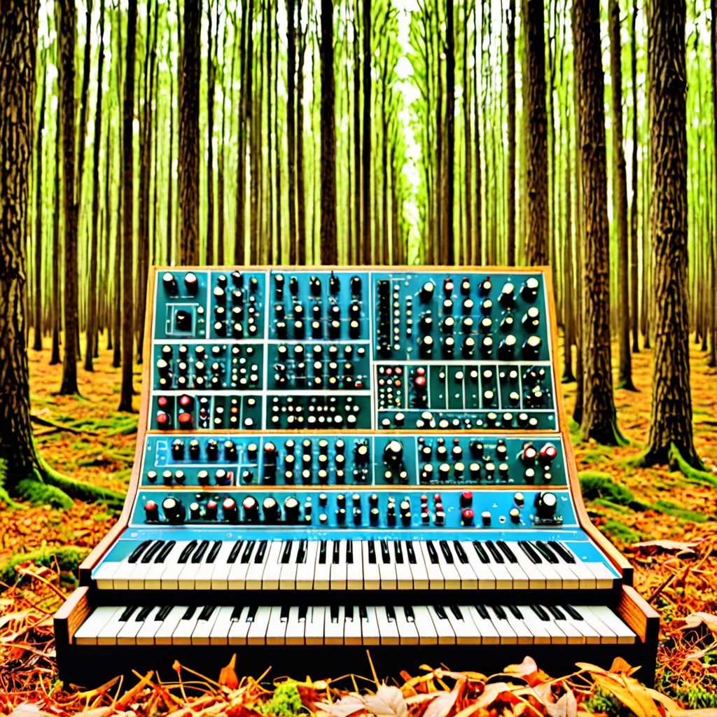 strange modular synthesizer forest escher