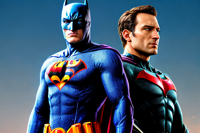 homem aranha e o batman comprando pão