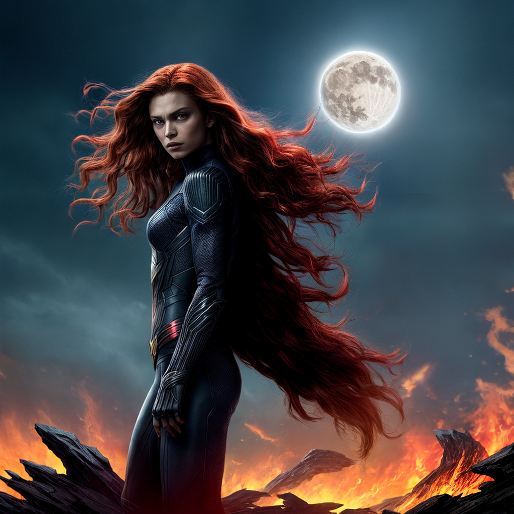 vampire wolf guarding dark phoenix