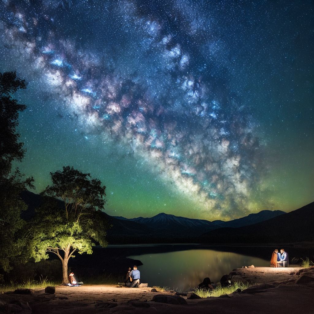 Adam and Lillith at night