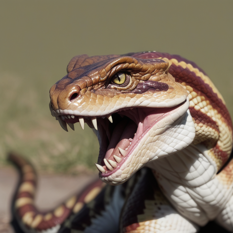 Colorful Dragon-Inspired Snake Toy with Realistic Features and Expression