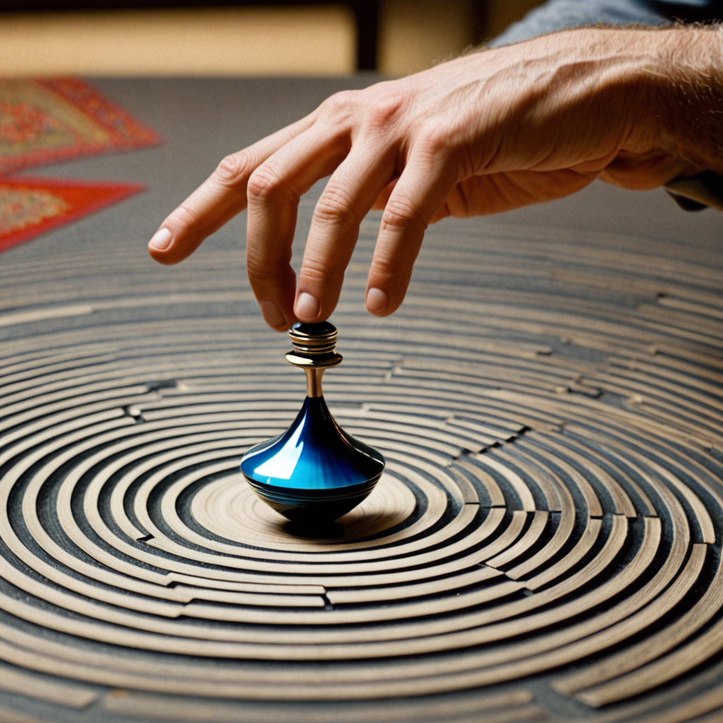 Spinning top like in inception movie