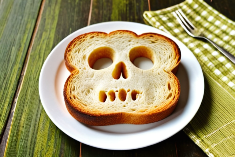 skull-shaped bread