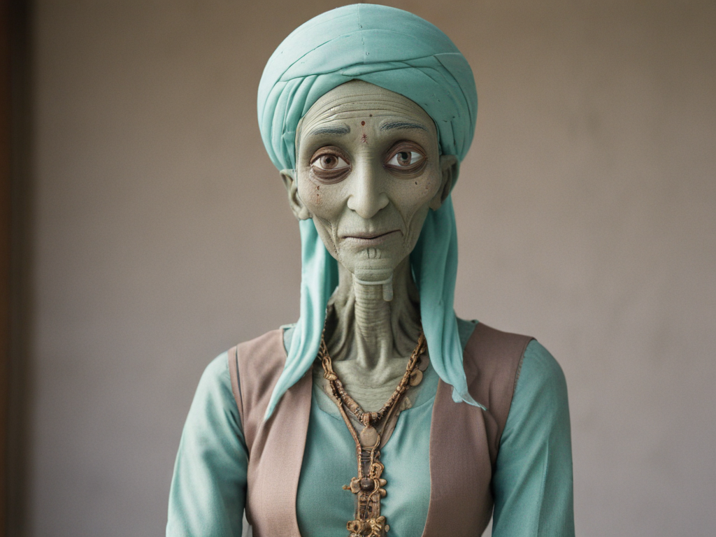 Indian female squidward