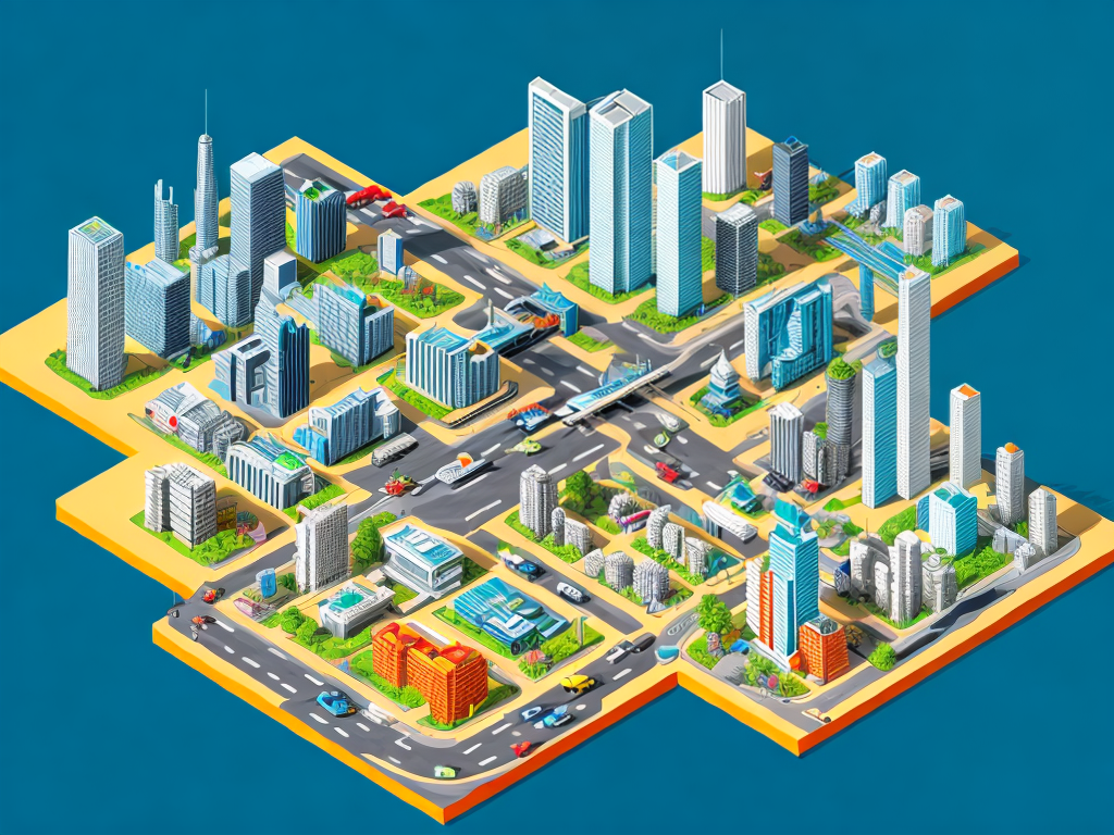 apocalyptic isometric city
