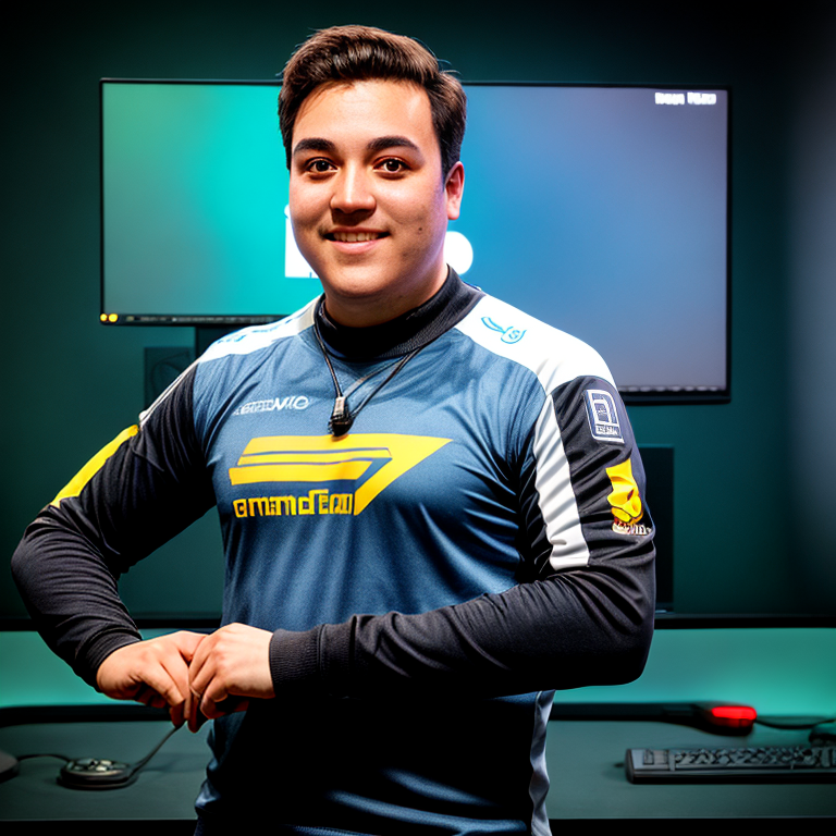 Create a profile image for a gaming channel with the name fernando