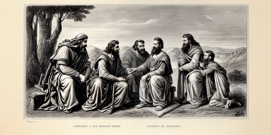DISNEY DRAWING OF ABRAHAM CHARACTER FROM THE BIBLE