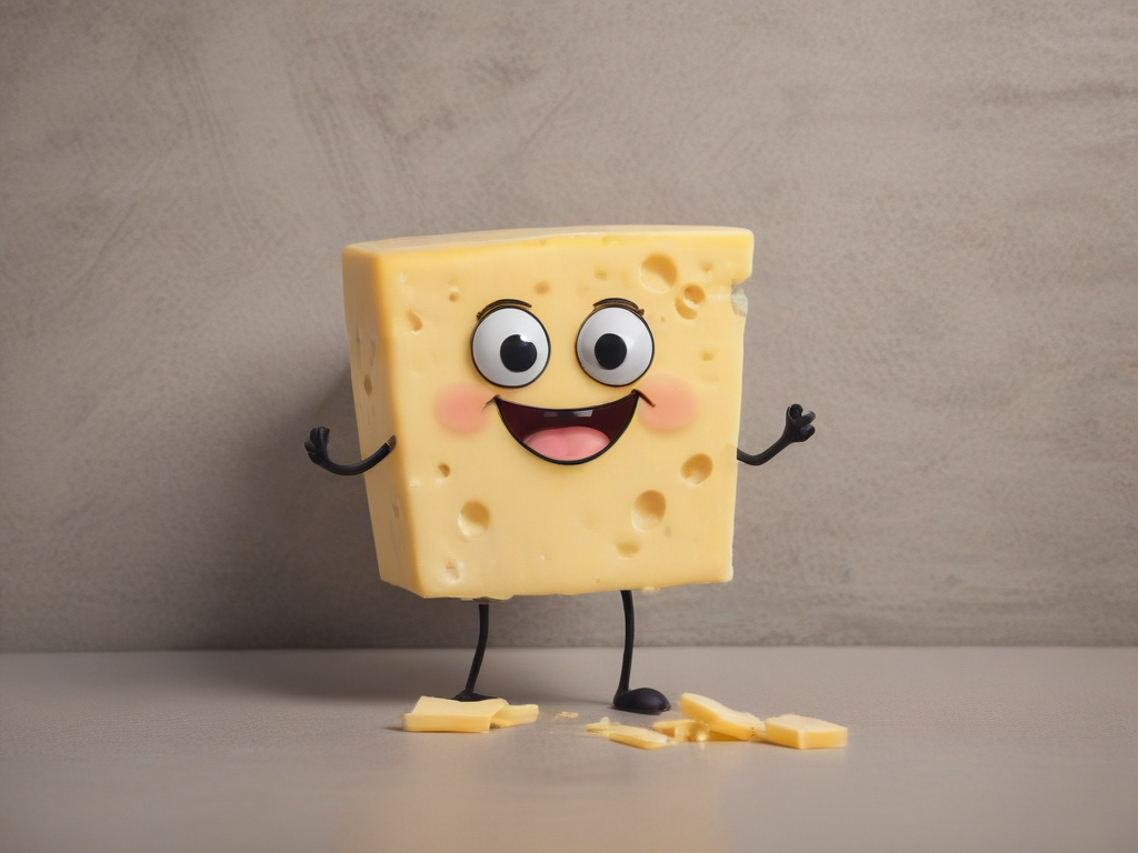 Cartoon cheese urinating
