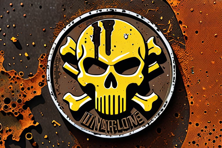 rust logo with toxic waste