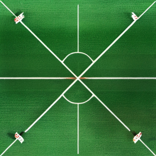 cartoon nfl football field