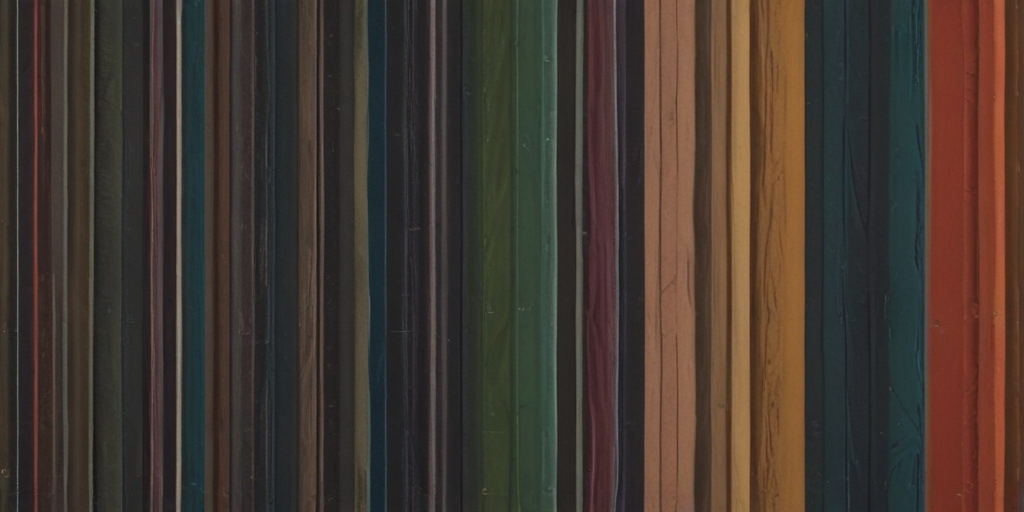 Vibrant Vertical Stripes of Colorful Paints Creating an Abstract Pattern