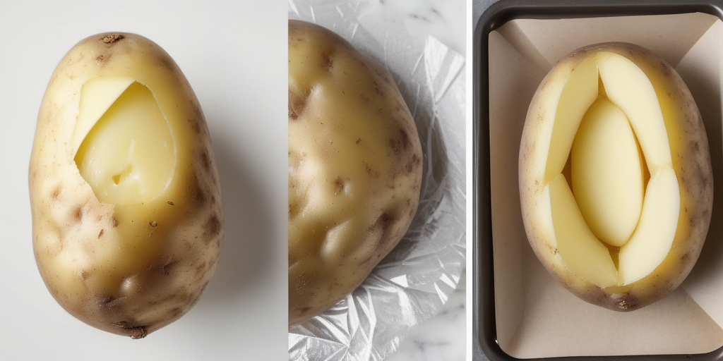 Creative Potato Preparation: Hollowed Out for Unique Culinary ...