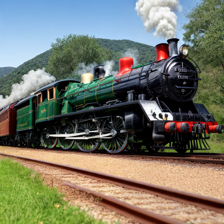 Guardian reading steam train