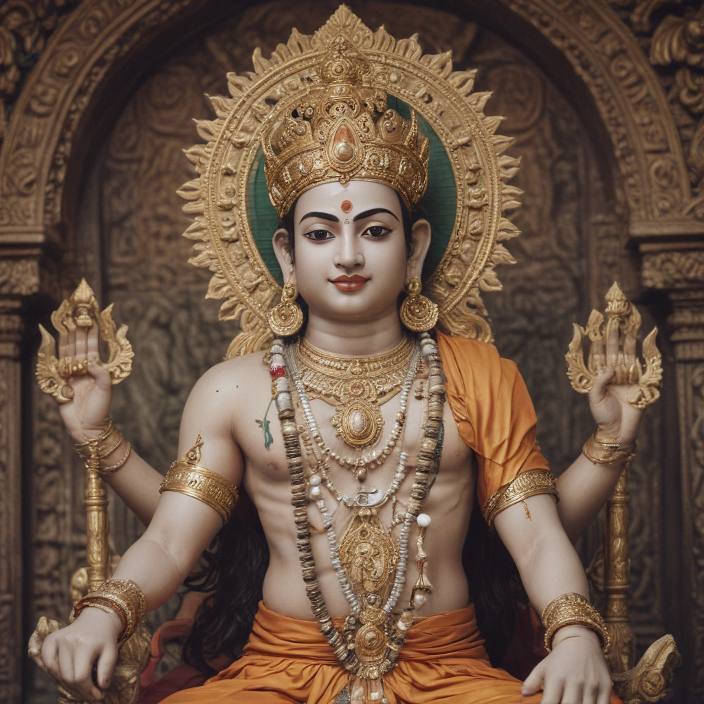 real photo of hindu god