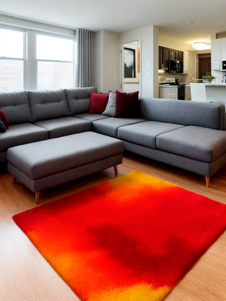 living room with blood everywhere