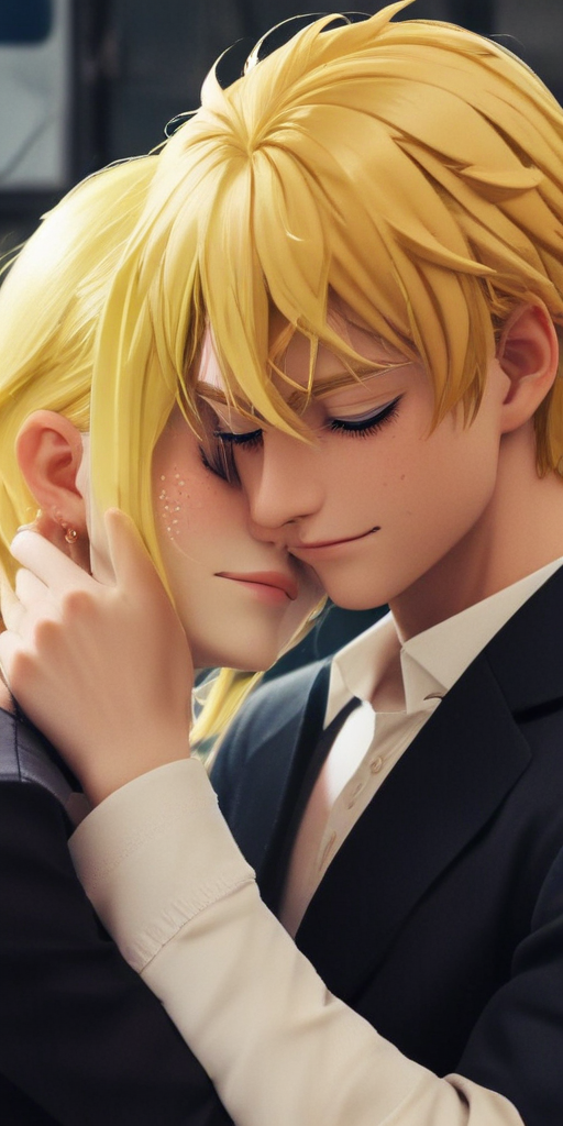 Nami and sanji hugging