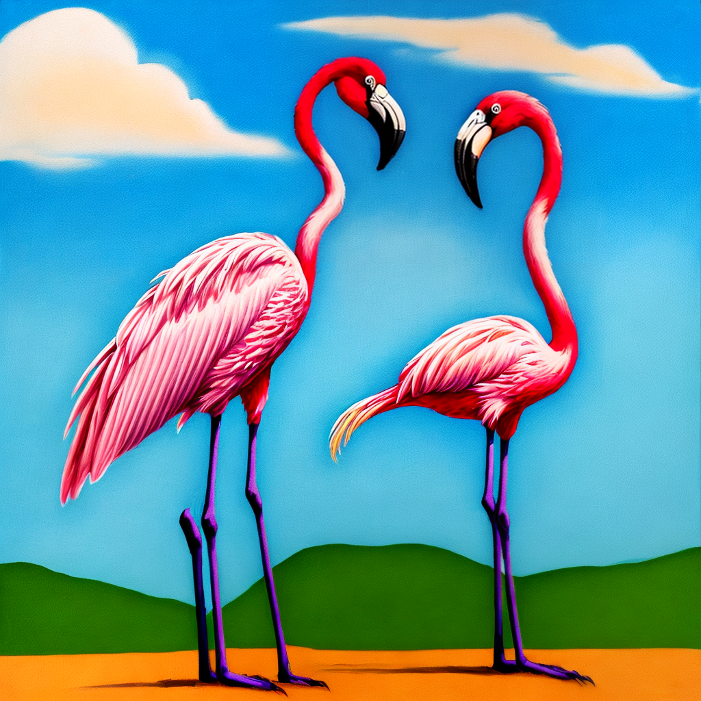 flamingo steam punk rock