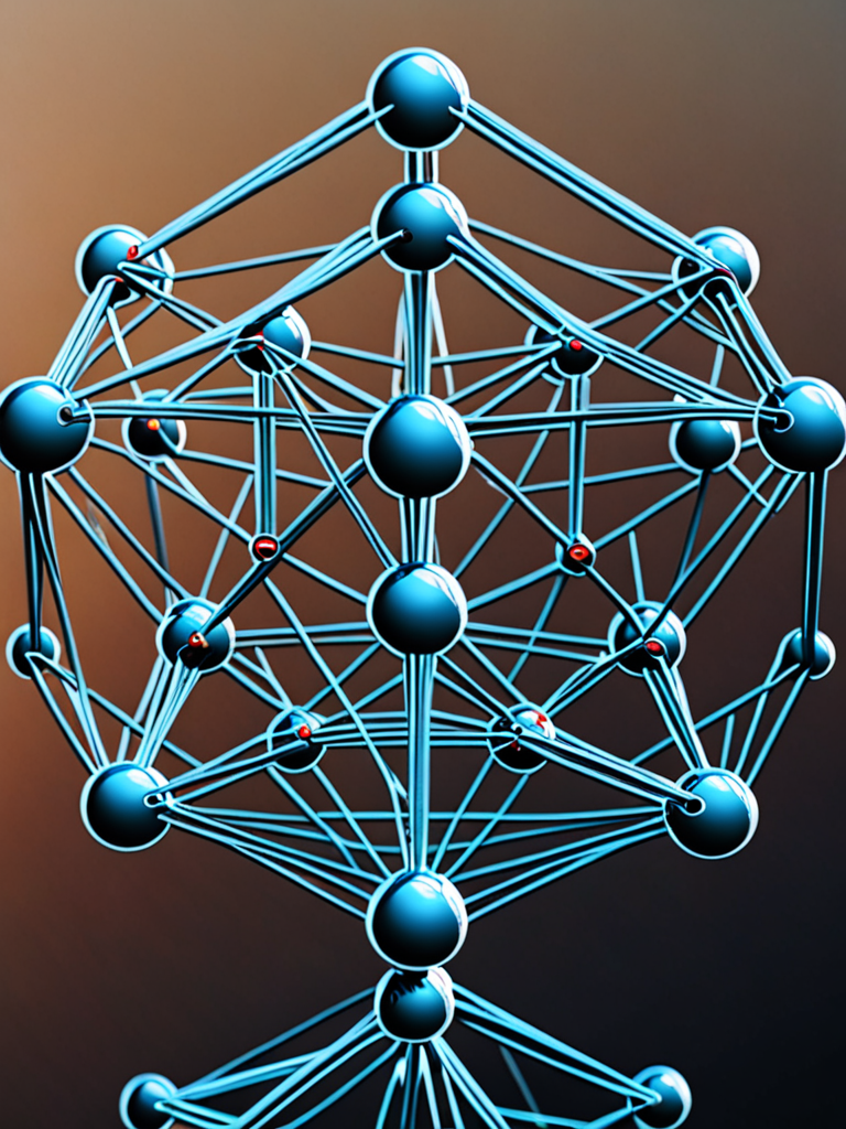 A visual representation of a neural network architecture