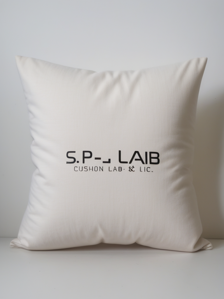 A Close-Up View of a Soft Purple Pillow on a Light Couch.