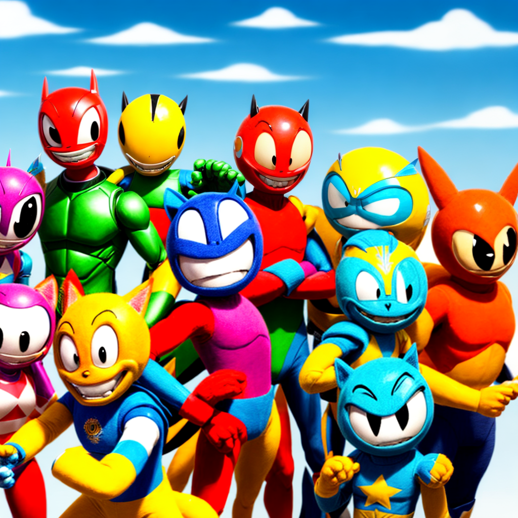 The Amazing world of gumball is Power Rangers