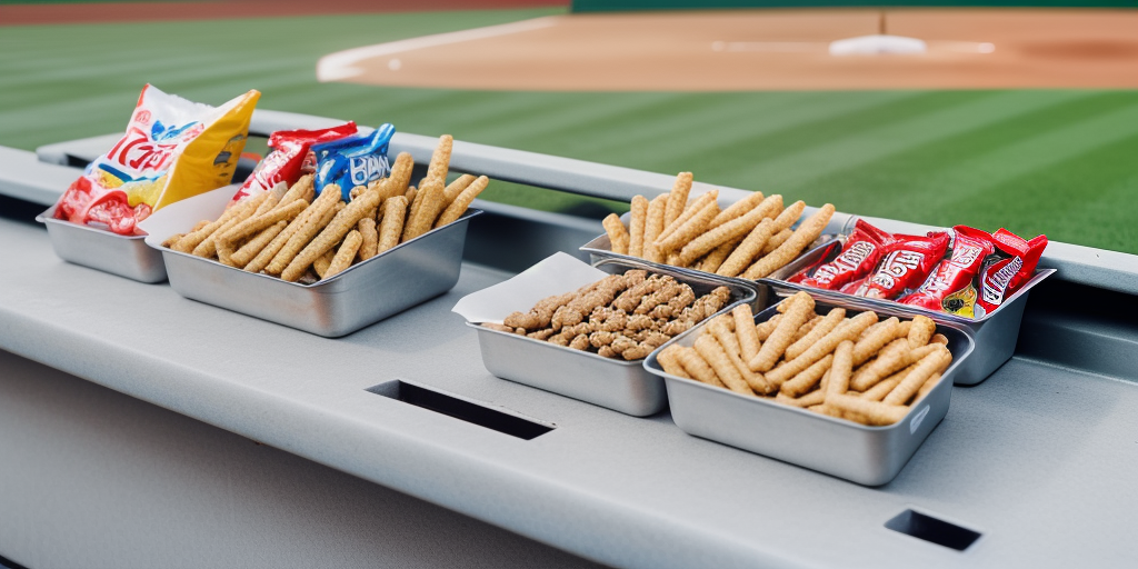 A Colorful Array of Delicious Snacks Perfect for a Game Day Experience.