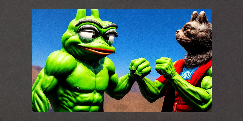 pepe meme armwrestling black pepe very intense and graphic