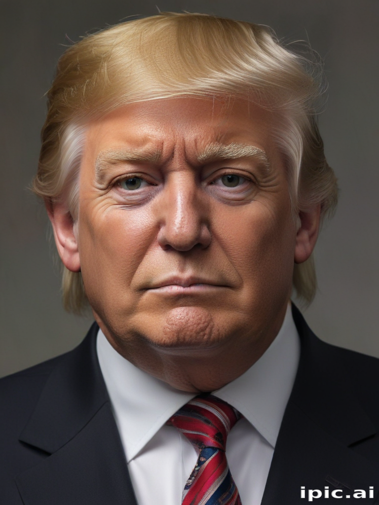 Realistic Portrait of a Distinguished Male Figure in Formal Attire