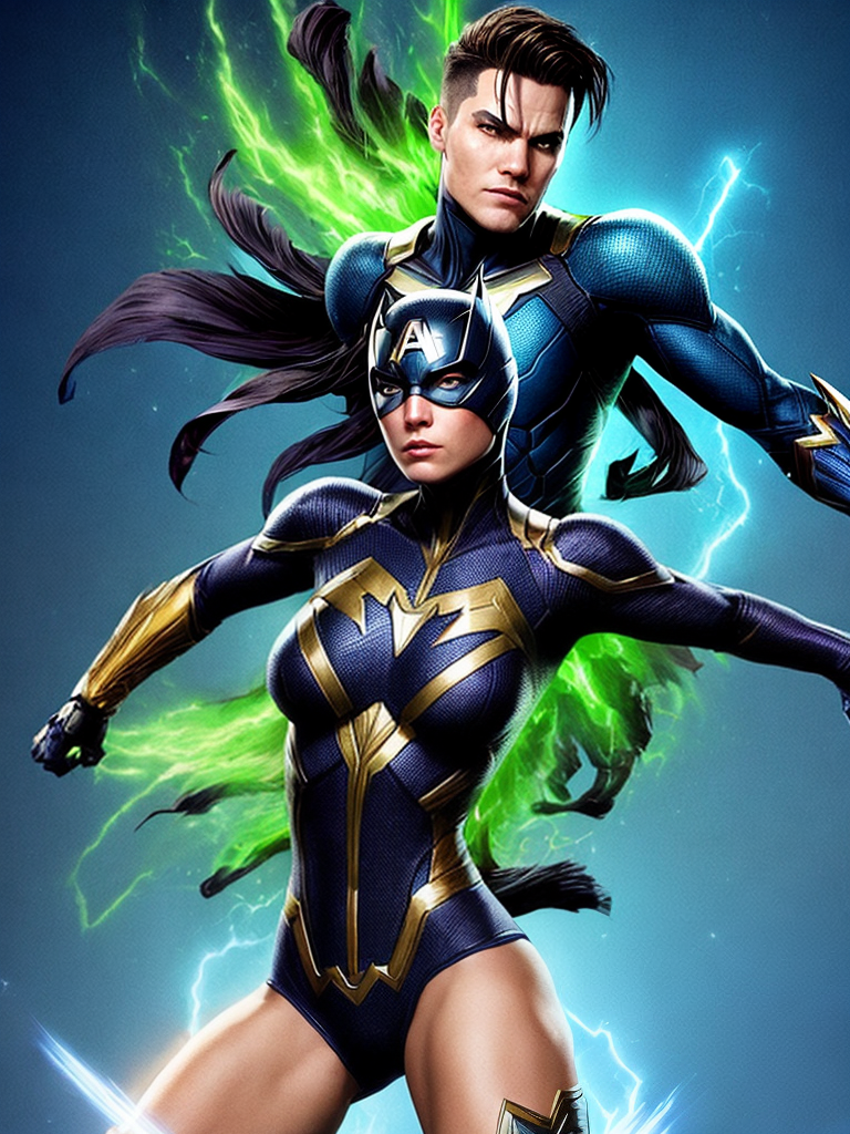 mostra me uma super heroina como a terra grayson