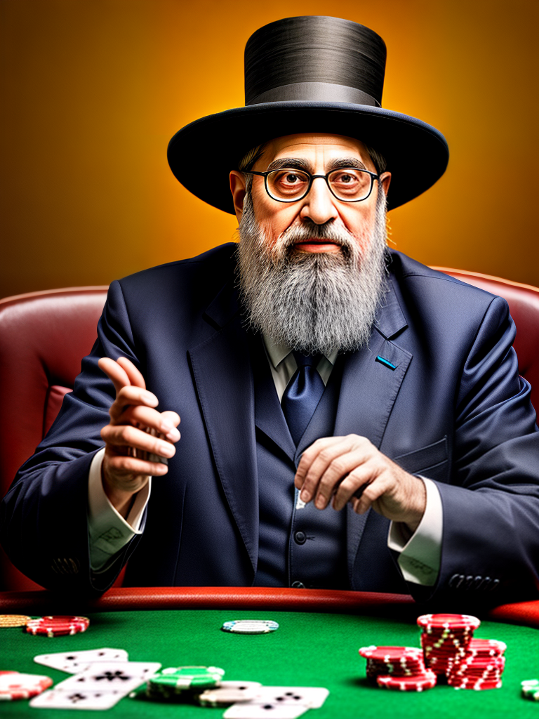 a rabbi playing poker