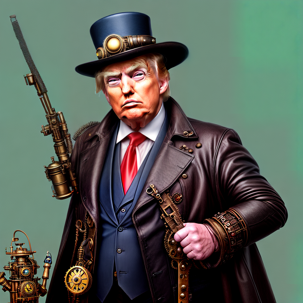 steampunk Donald Trump