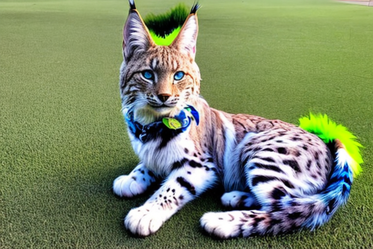 Lynx overalls male banjo blue eyes