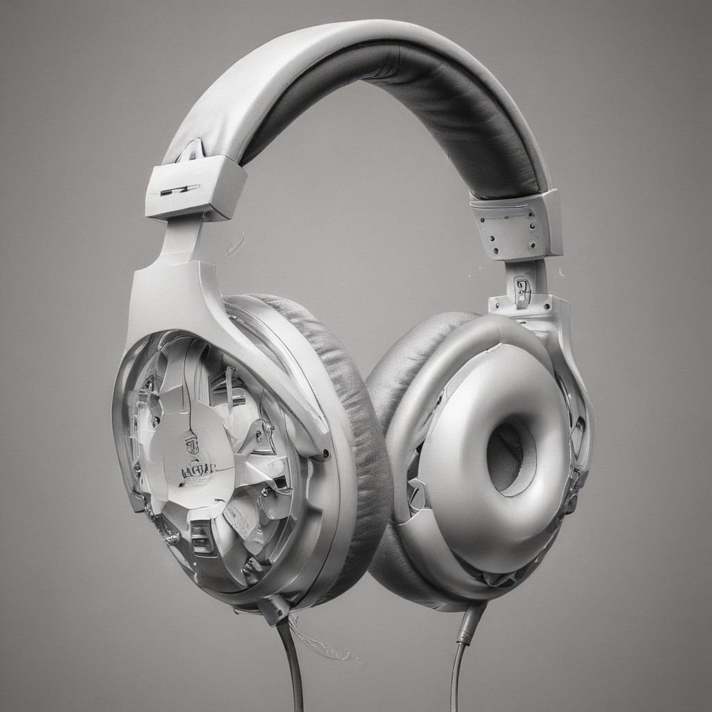 Intricate Design of Modern Headphones Showcasing Advanced Audio ...