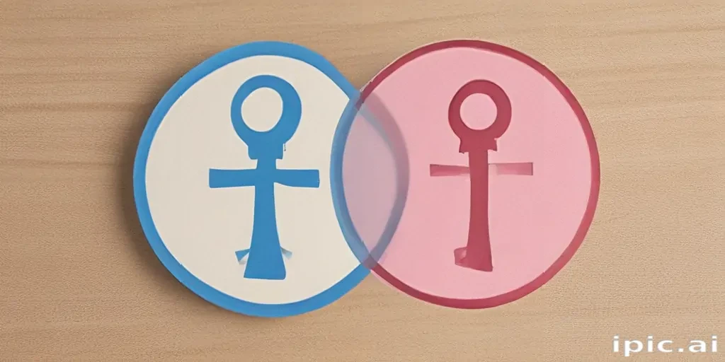 Intertwined Symbols of Gender Identity Representing Unity and Diversity ...