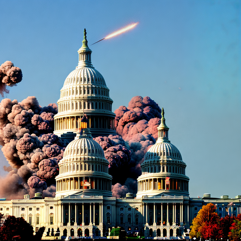 capitol building exploding
