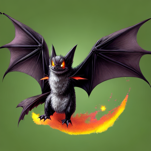 New fire type starter pokemon inspired a bat
