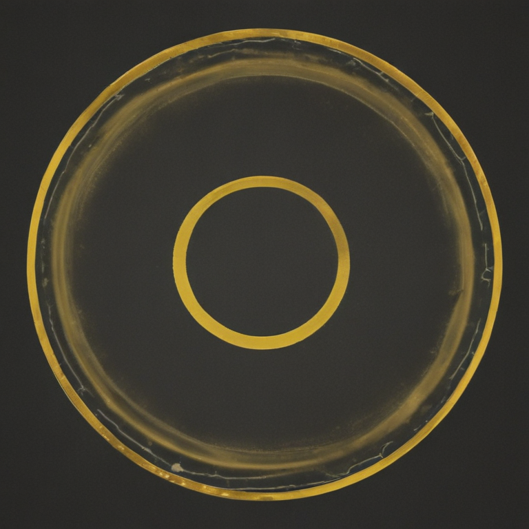 Fancy yellow circle