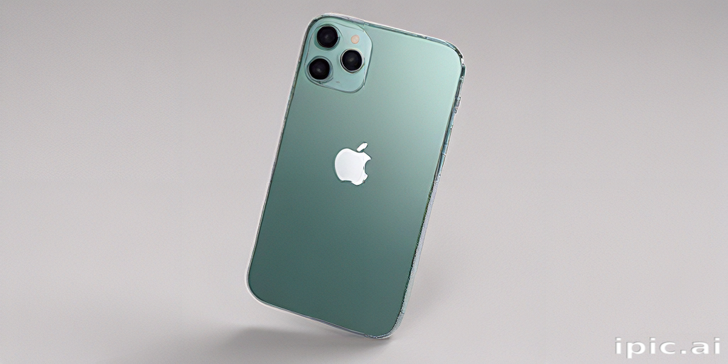 Stylish and Sleek Apple iPhone with a Stunning Green Finish
