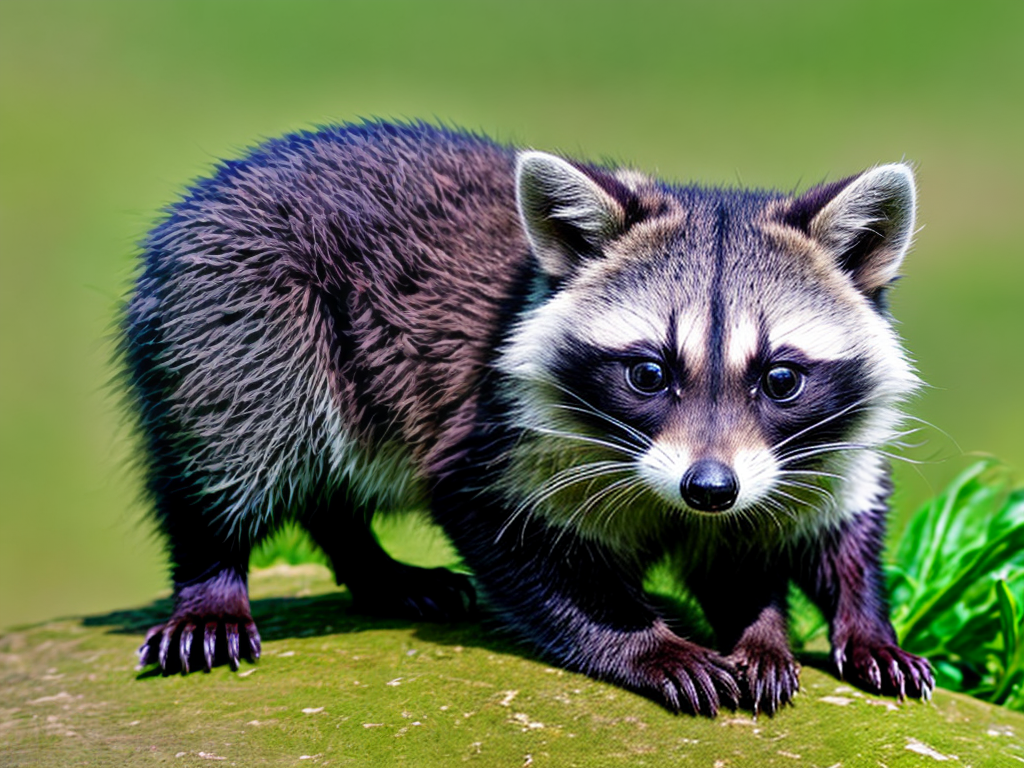 raccoon cat