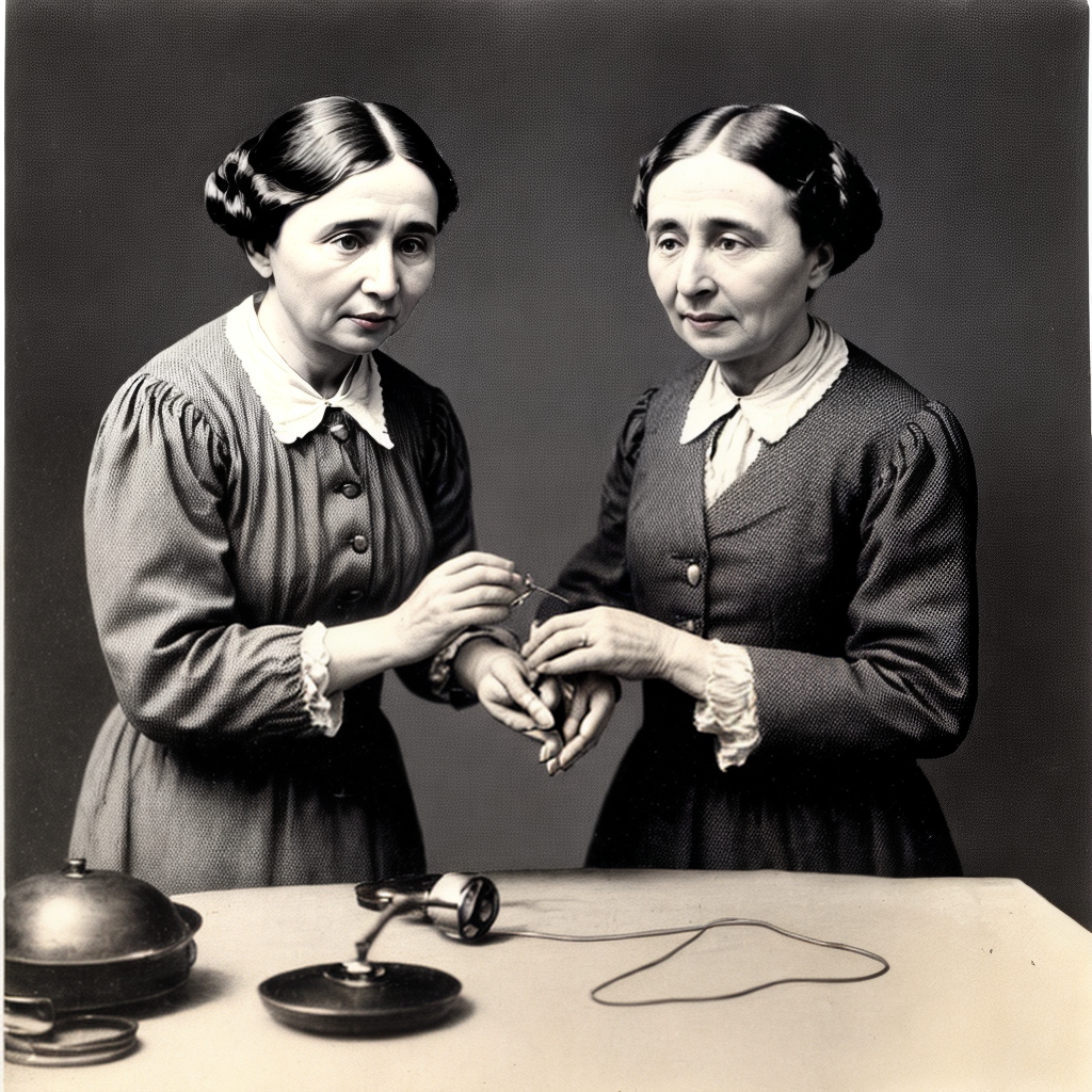 Hellen Keller performing heart surgery