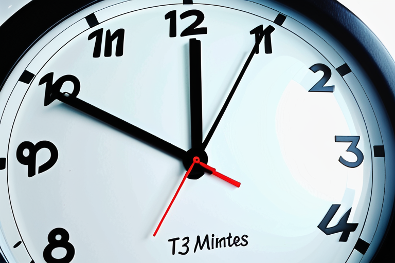 A Unique Clock Design Asking 'What Time Be In Minutes' Today?
