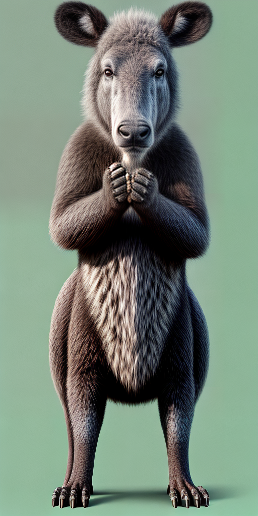 animal agradecendo de forma engraçada