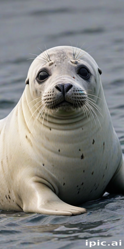 A Curious Seal Posing Gracefully in Calm Waters Under Soft Light
