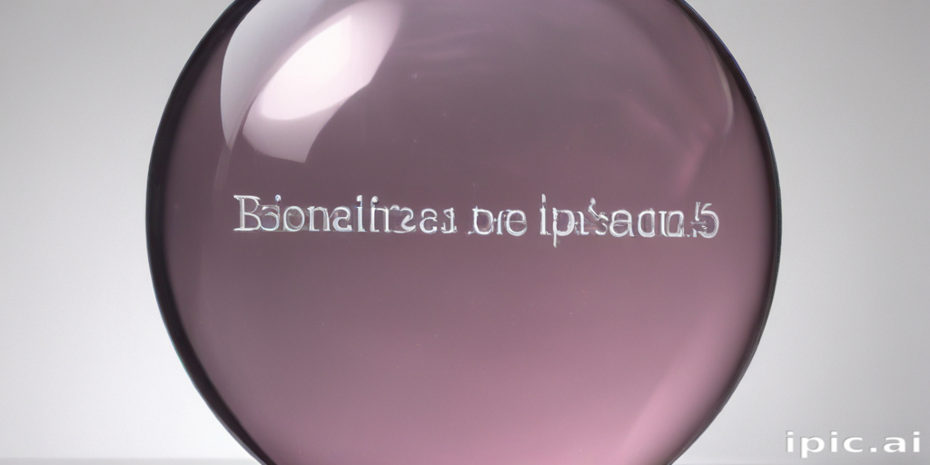 Translucent Oval Object with Intricate Text Engraved on Surface