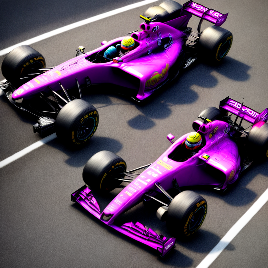 cyberpunk formula 1 car